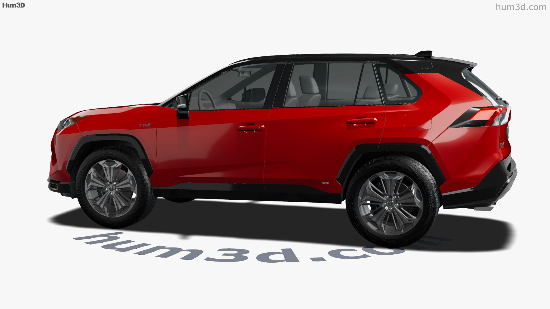 360 view of Toyota RAV4 Prime XSE 2023 3D model - 3DModels store