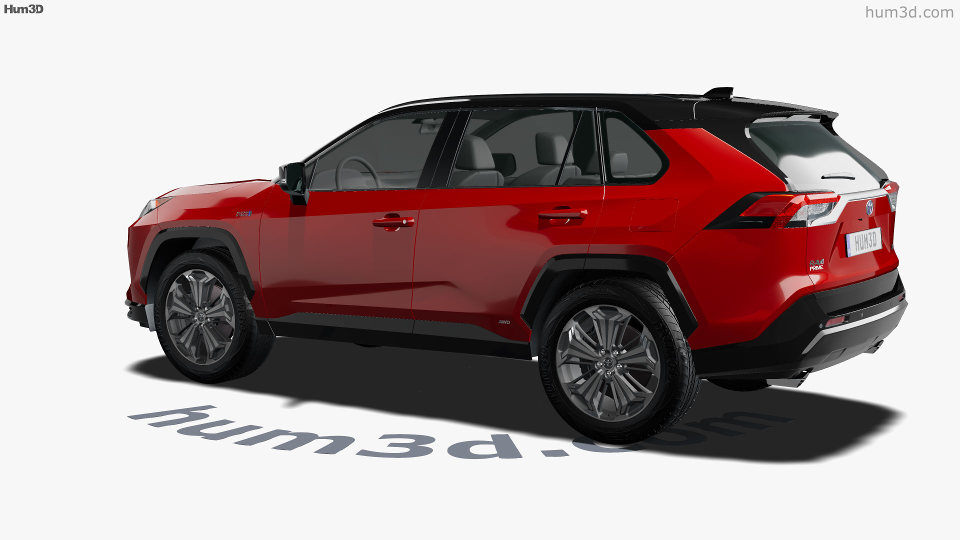 360 view of Toyota RAV4 Prime XSE 2023 3D model - 3DModels store