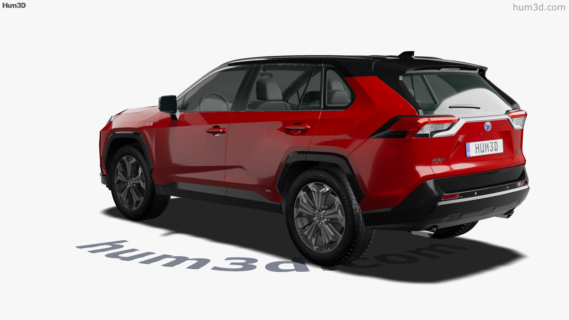 360 view of Toyota RAV4 Prime XSE 2023 3D model - 3DModels store