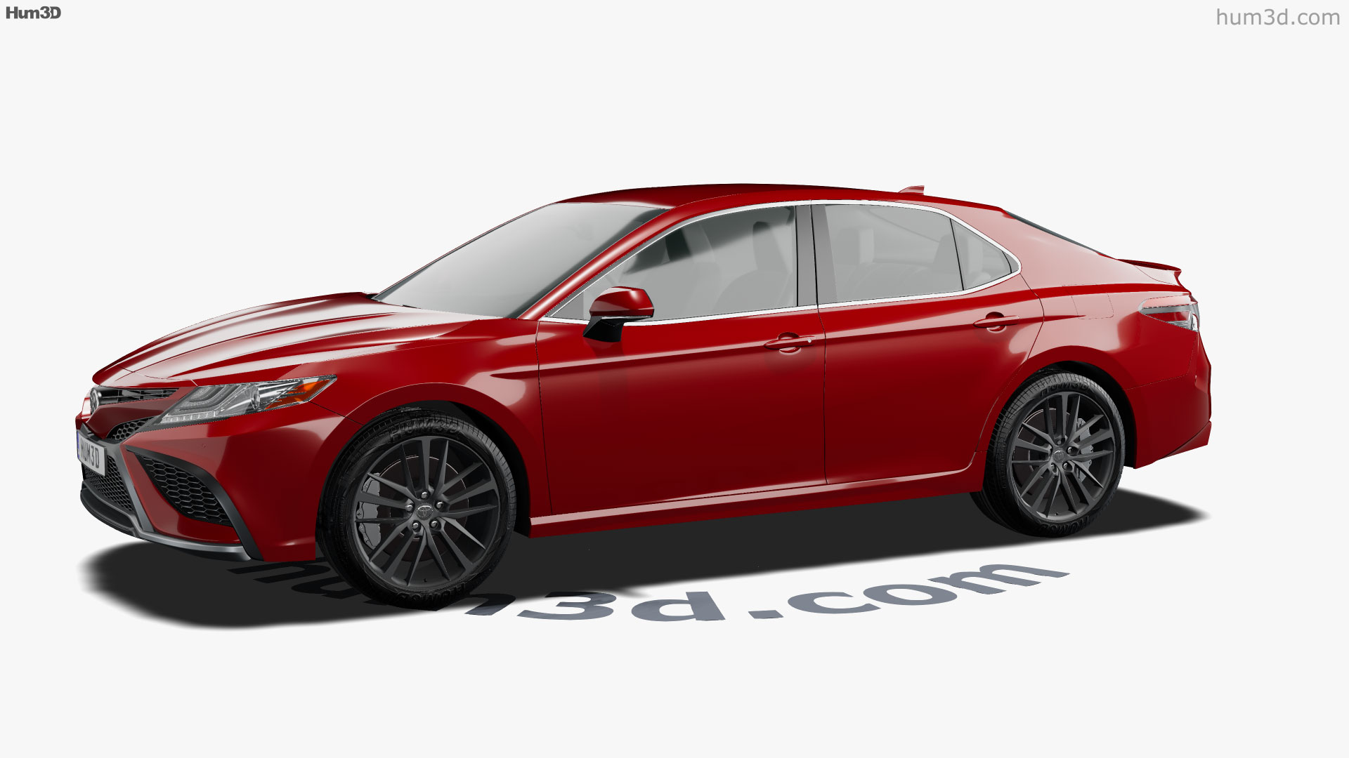 360 view of Toyota Camry XSE 2024 3D model - 3DModels store