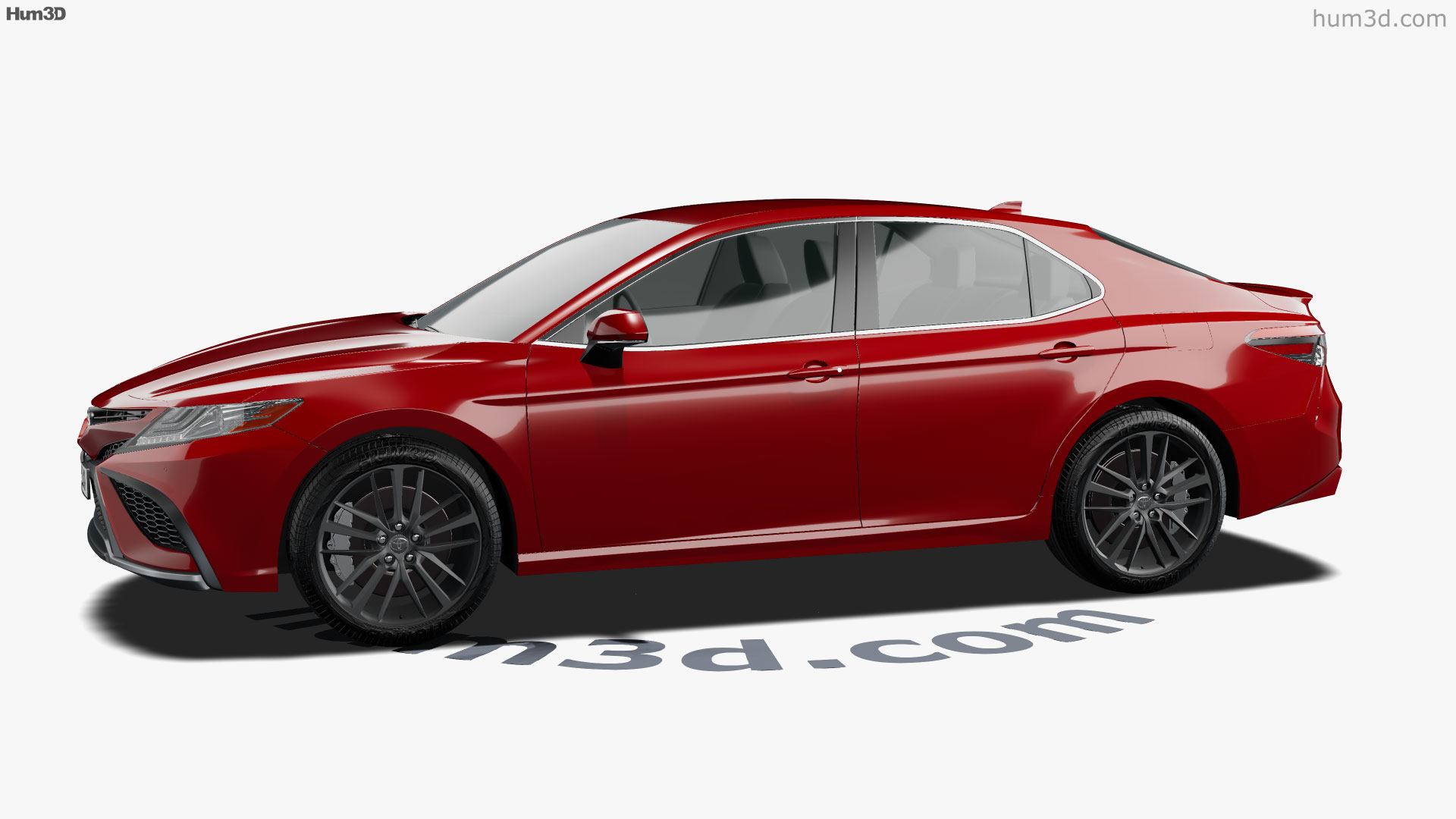 360 view of Toyota Camry XSE 2024 3D model - 3DModels store