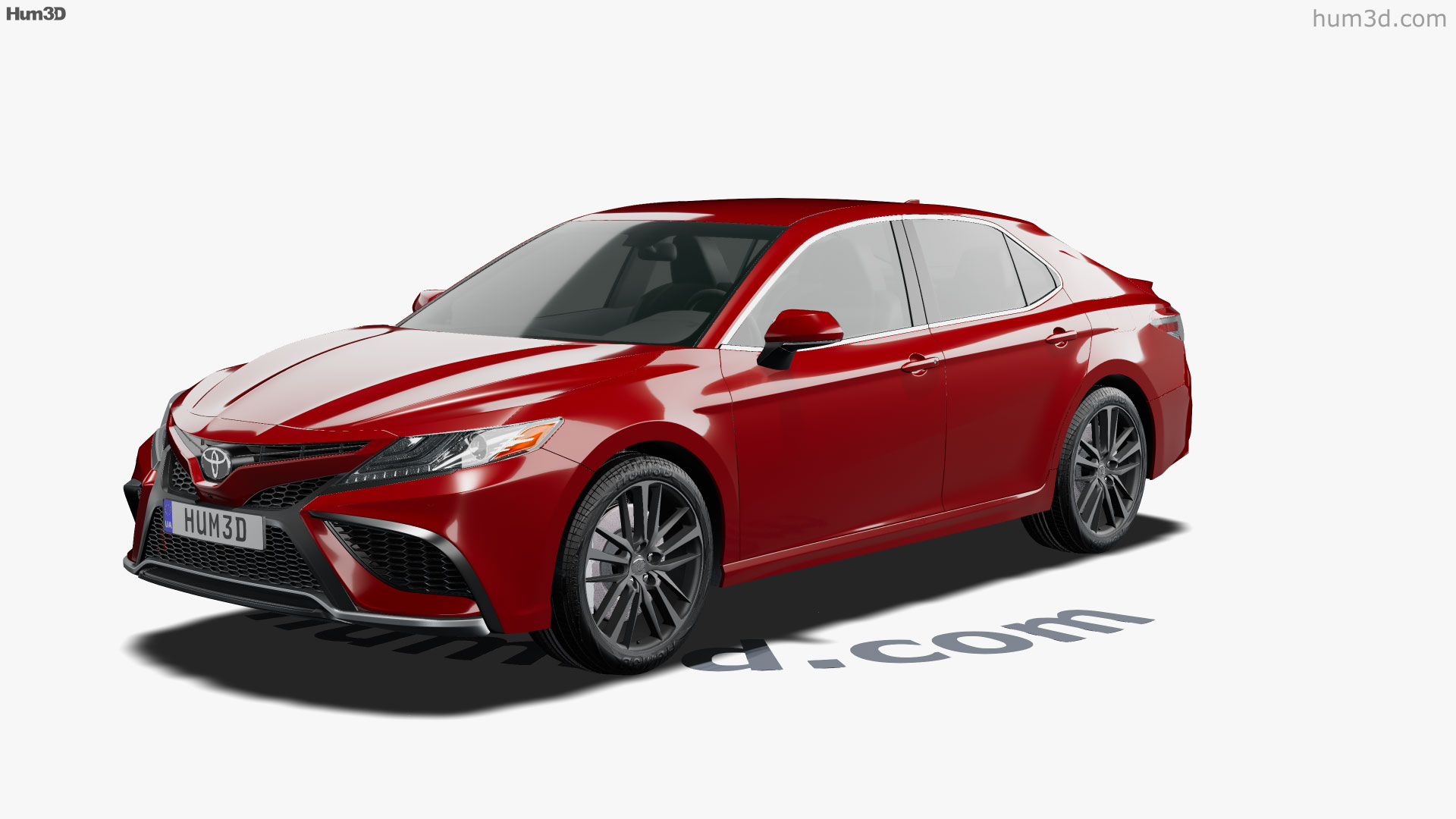 360 view of Toyota Camry XSE 2024 3D model - 3DModels store