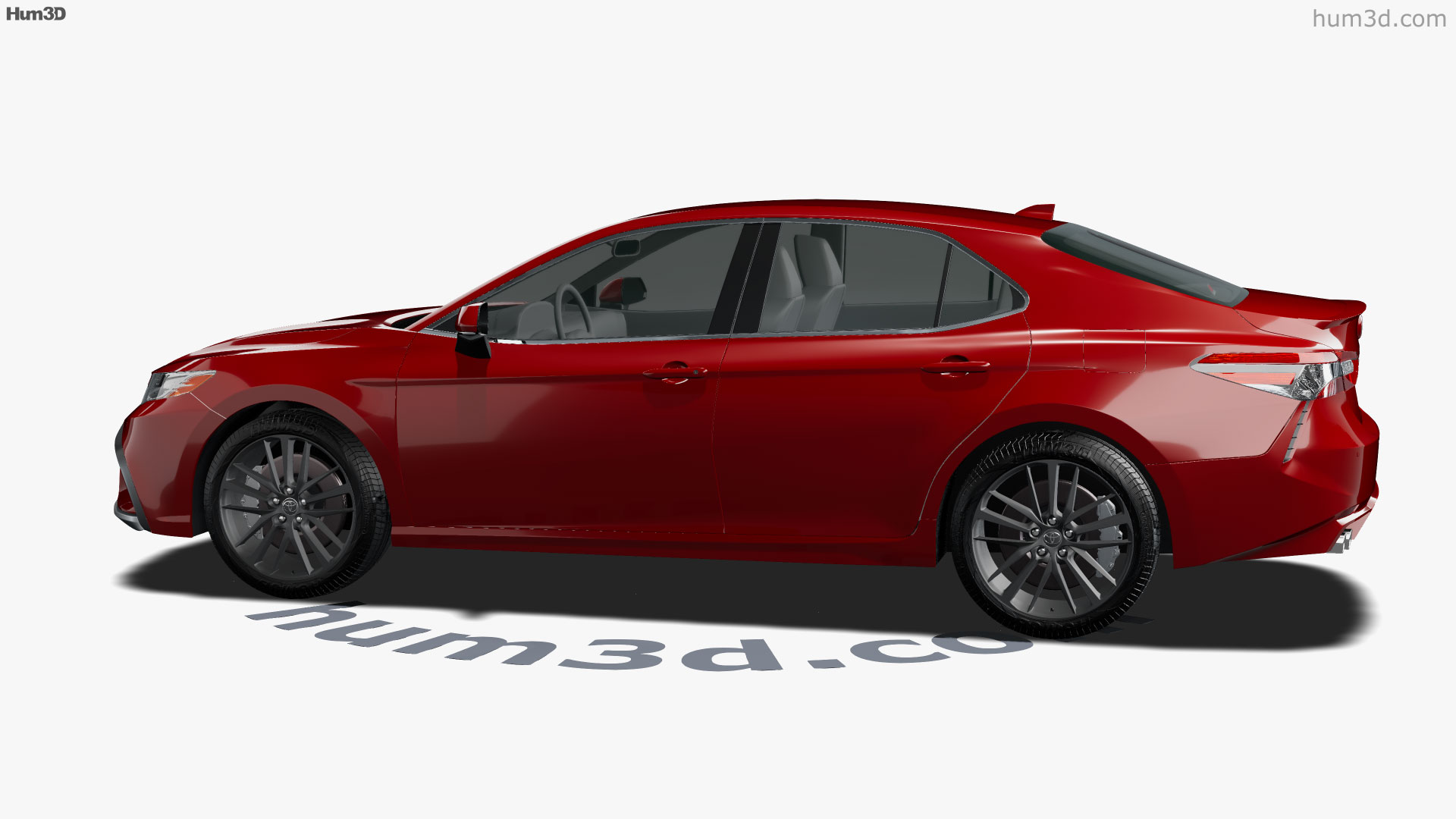 360 view of Toyota Camry XSE 2024 3D model - 3DModels store