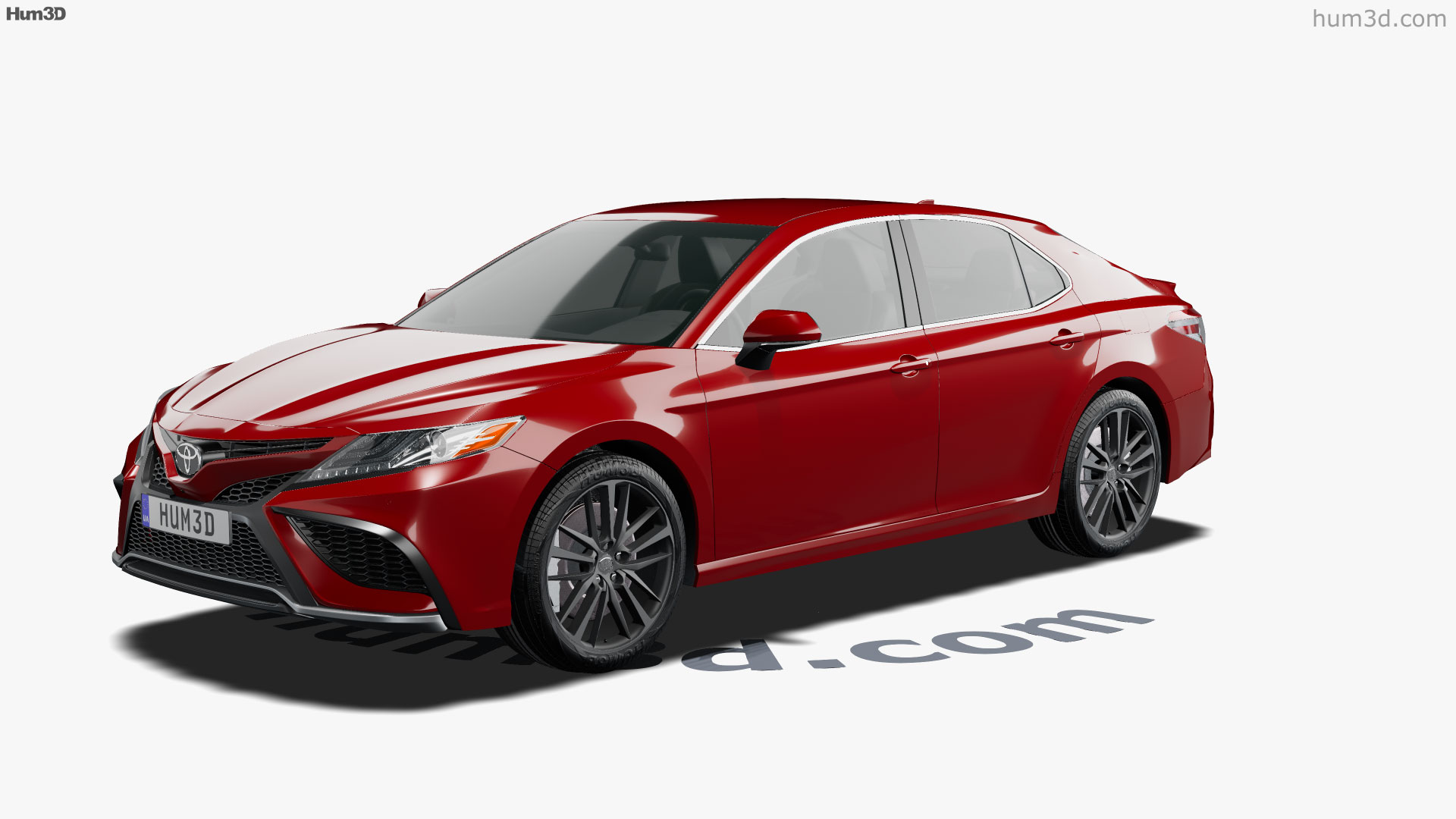 360 view of Toyota Camry XSE 2024 3D model - 3DModels store