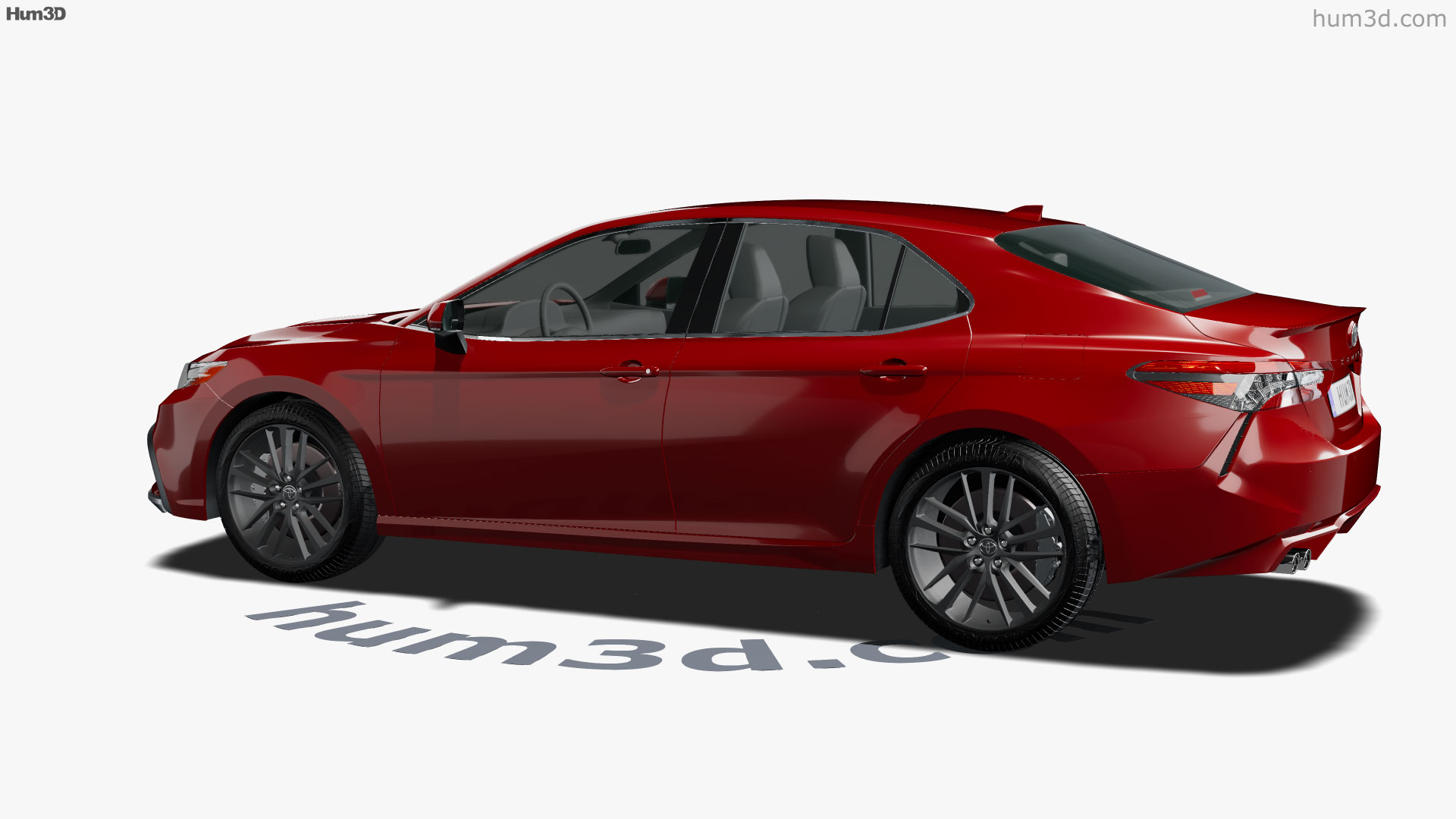 360 view of Toyota Camry XSE 2024 3D model - 3DModels store