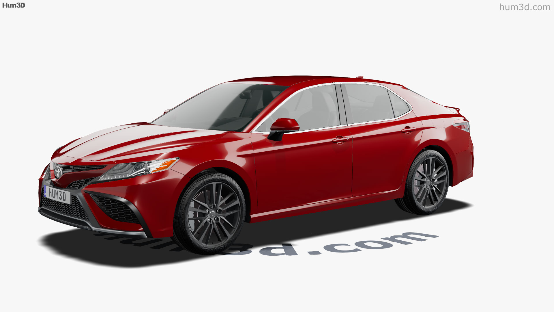 360 view of Toyota Camry XSE 2024 3D model - 3DModels store