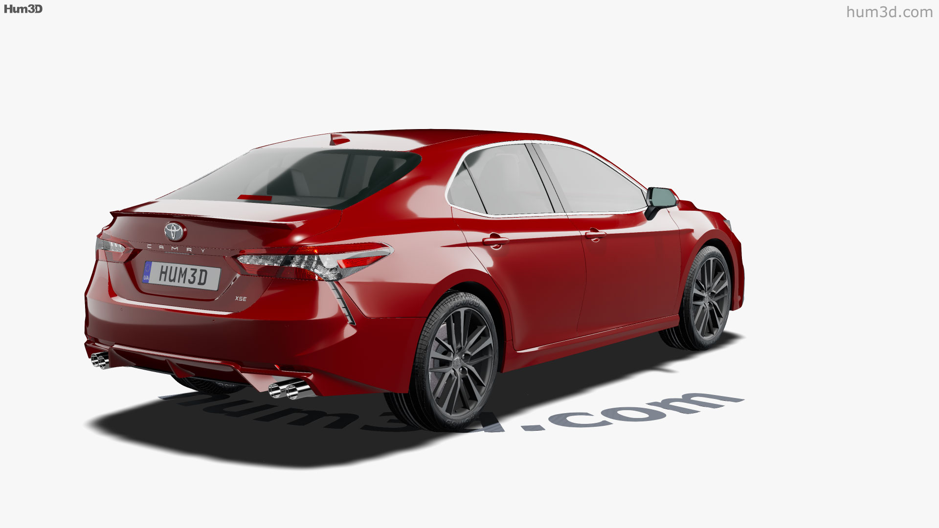 360 view of Toyota Camry XSE 2024 3D model - 3DModels store