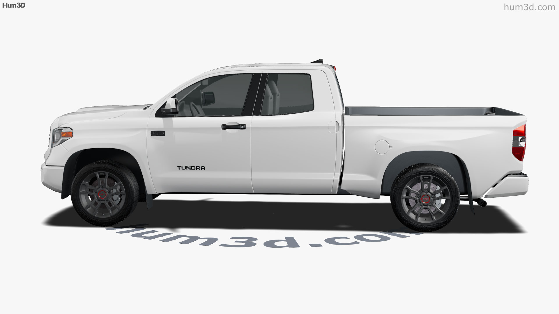 360 view of Toyota Tundra Double Cab Standard bed TRD Pro 2021 3D model ...