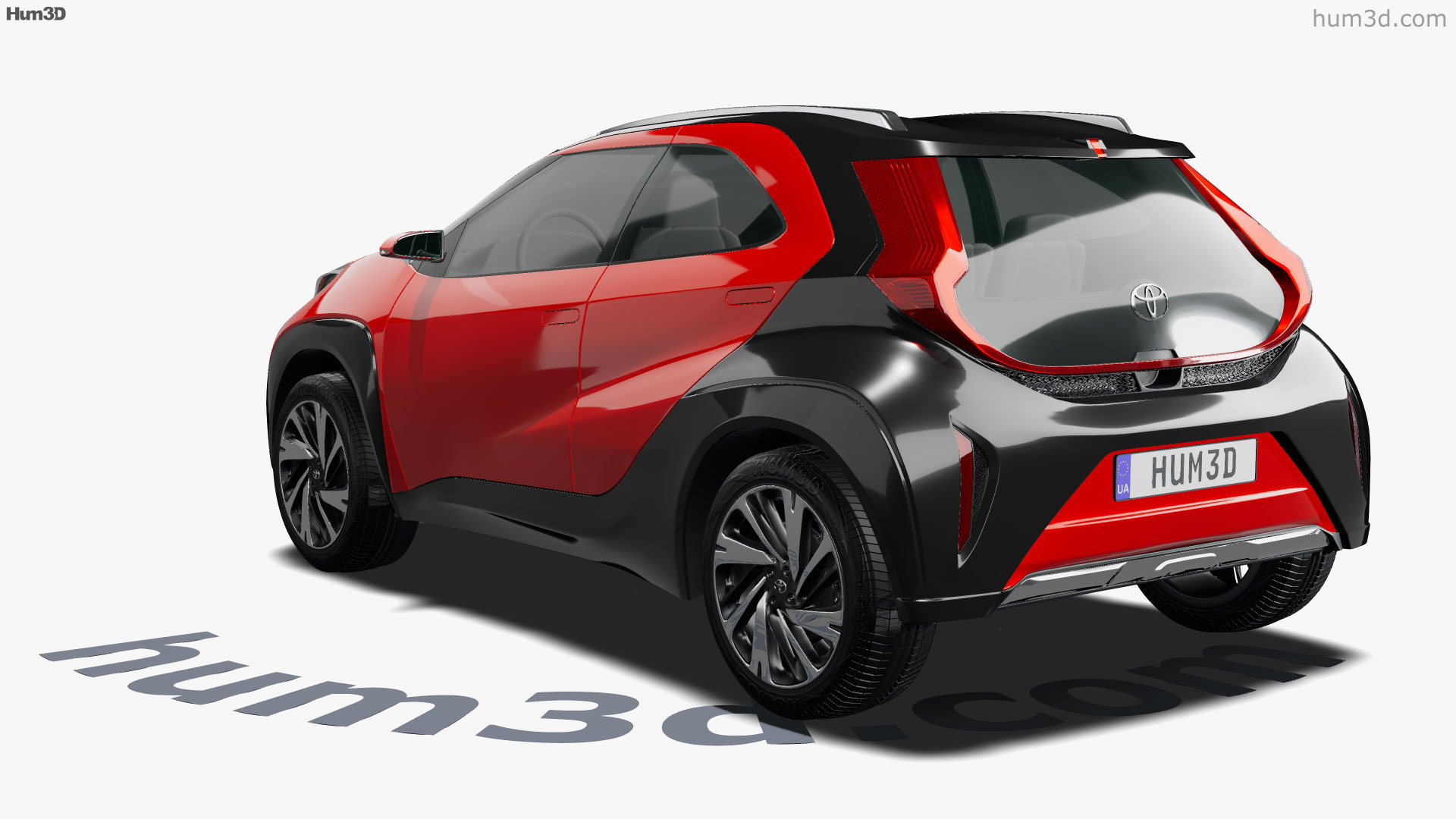 360 view of Toyota Aygo X Prologue 2024 3D model - 3DModels store