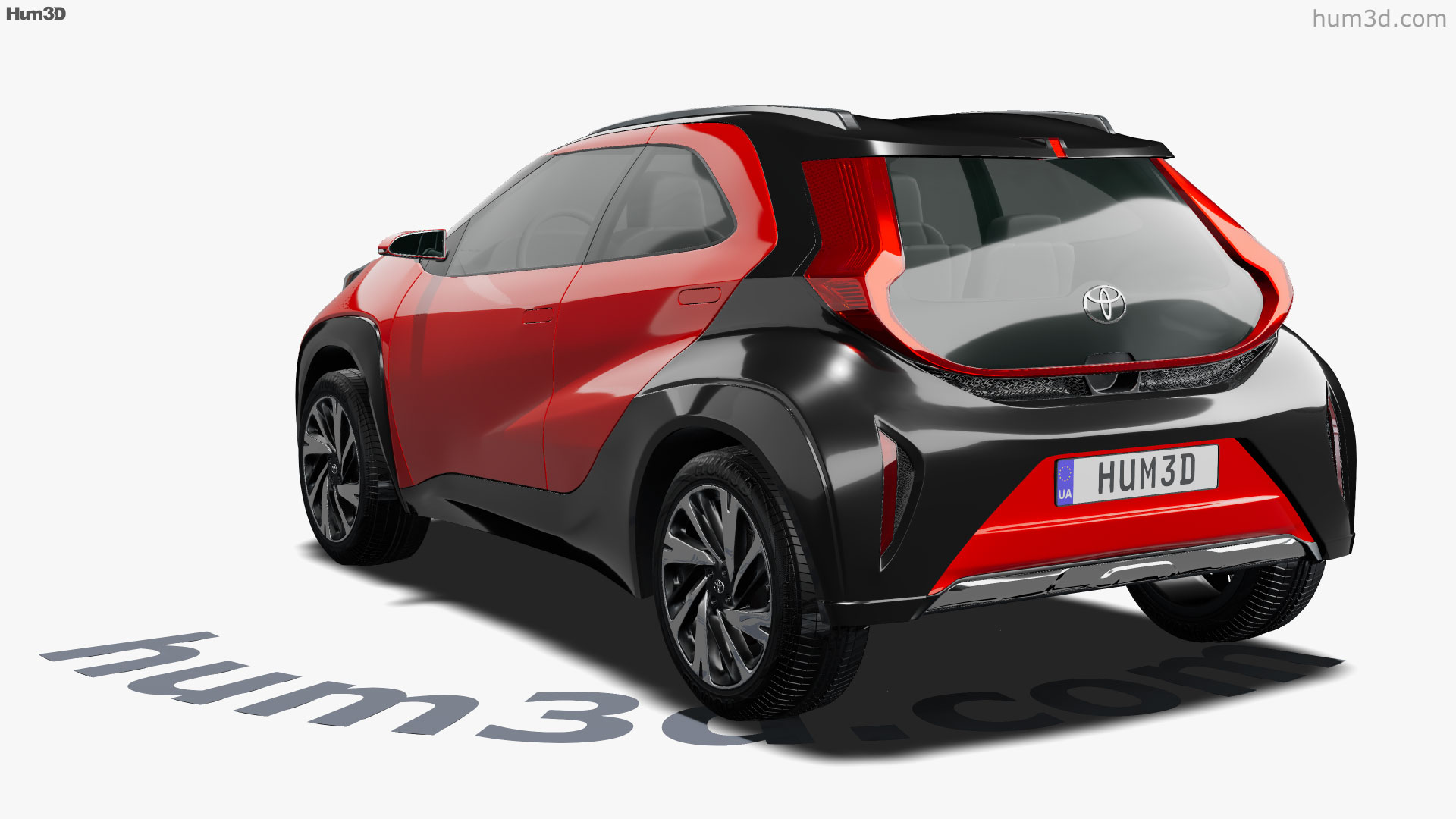 360 view of Toyota Aygo X Prologue 2024 3D model - 3DModels store