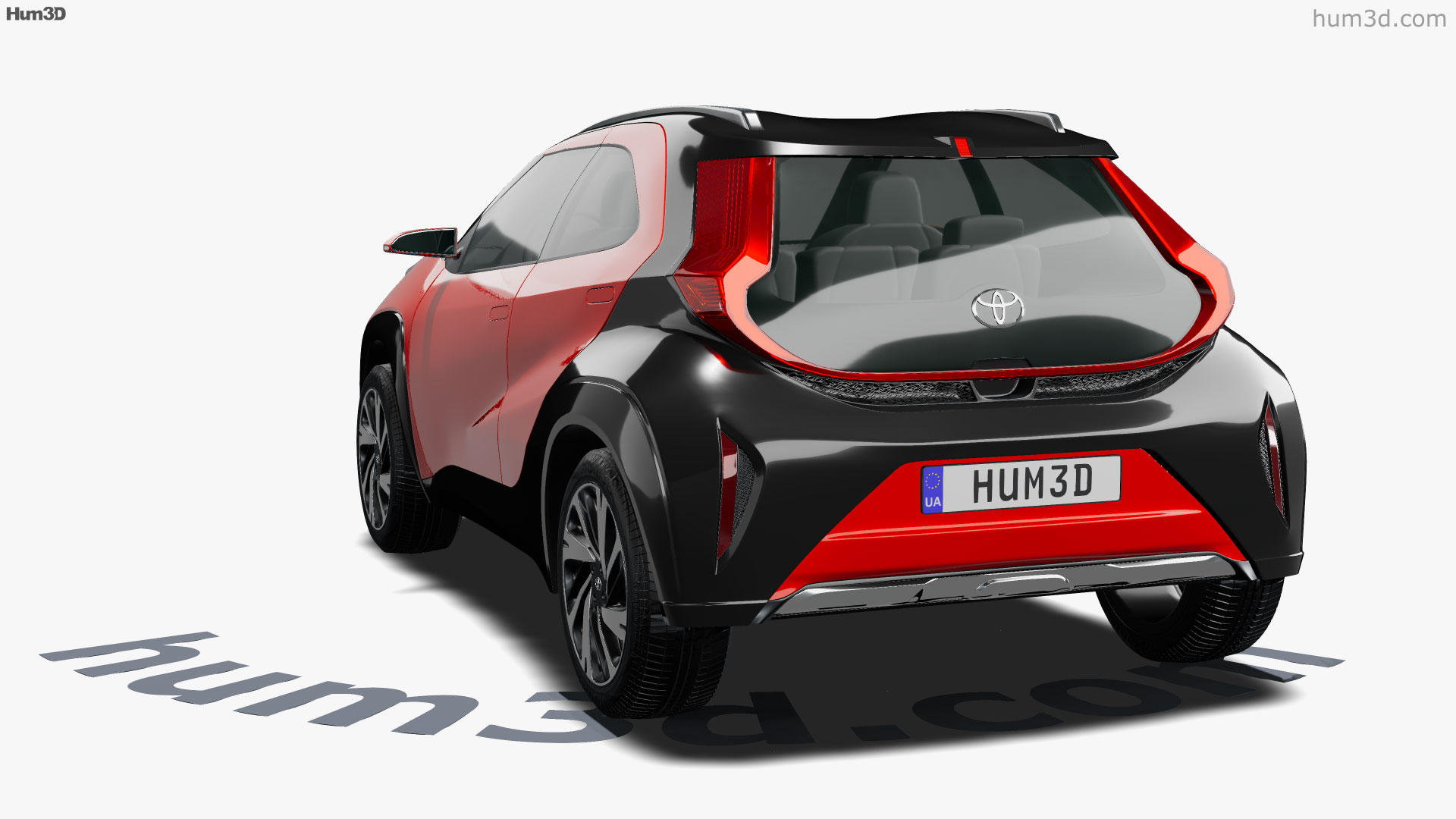360 view of Toyota Aygo X Prologue 2024 3D model - 3DModels store