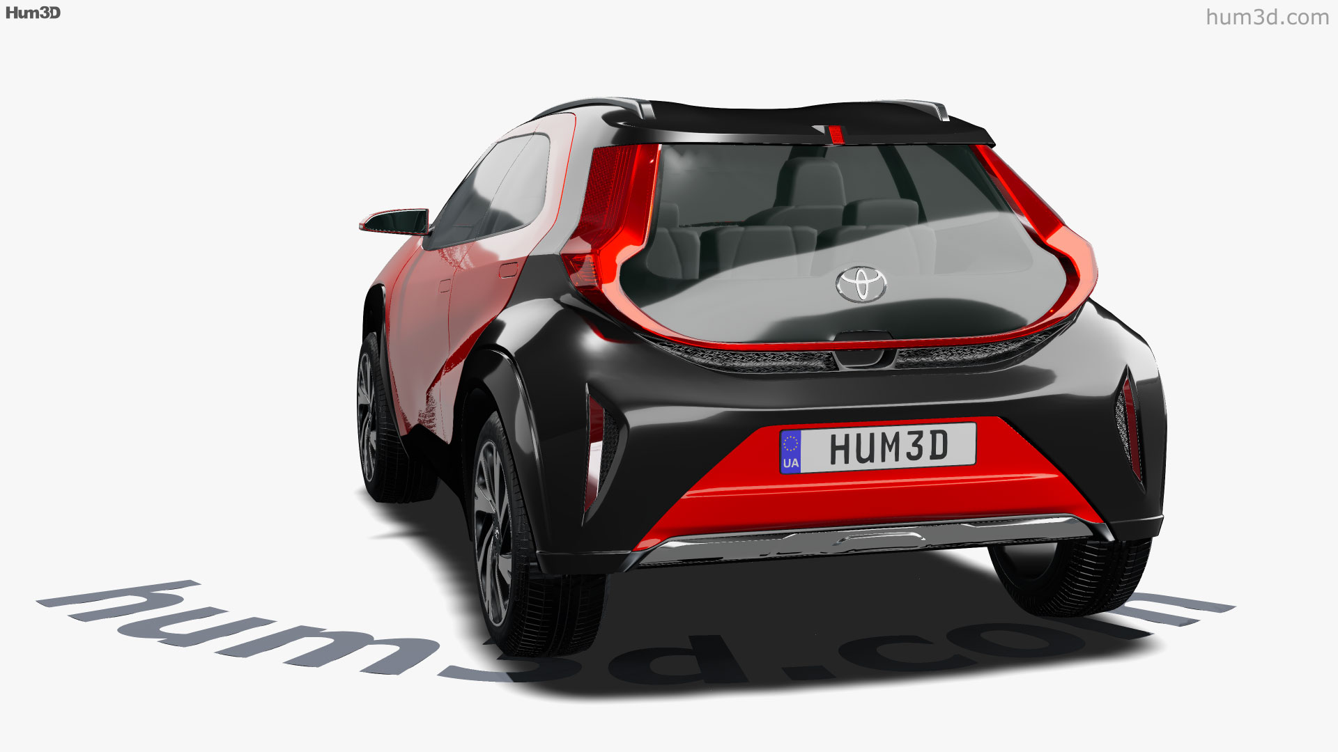 360 view of Toyota Aygo X Prologue 2024 3D model - 3DModels store