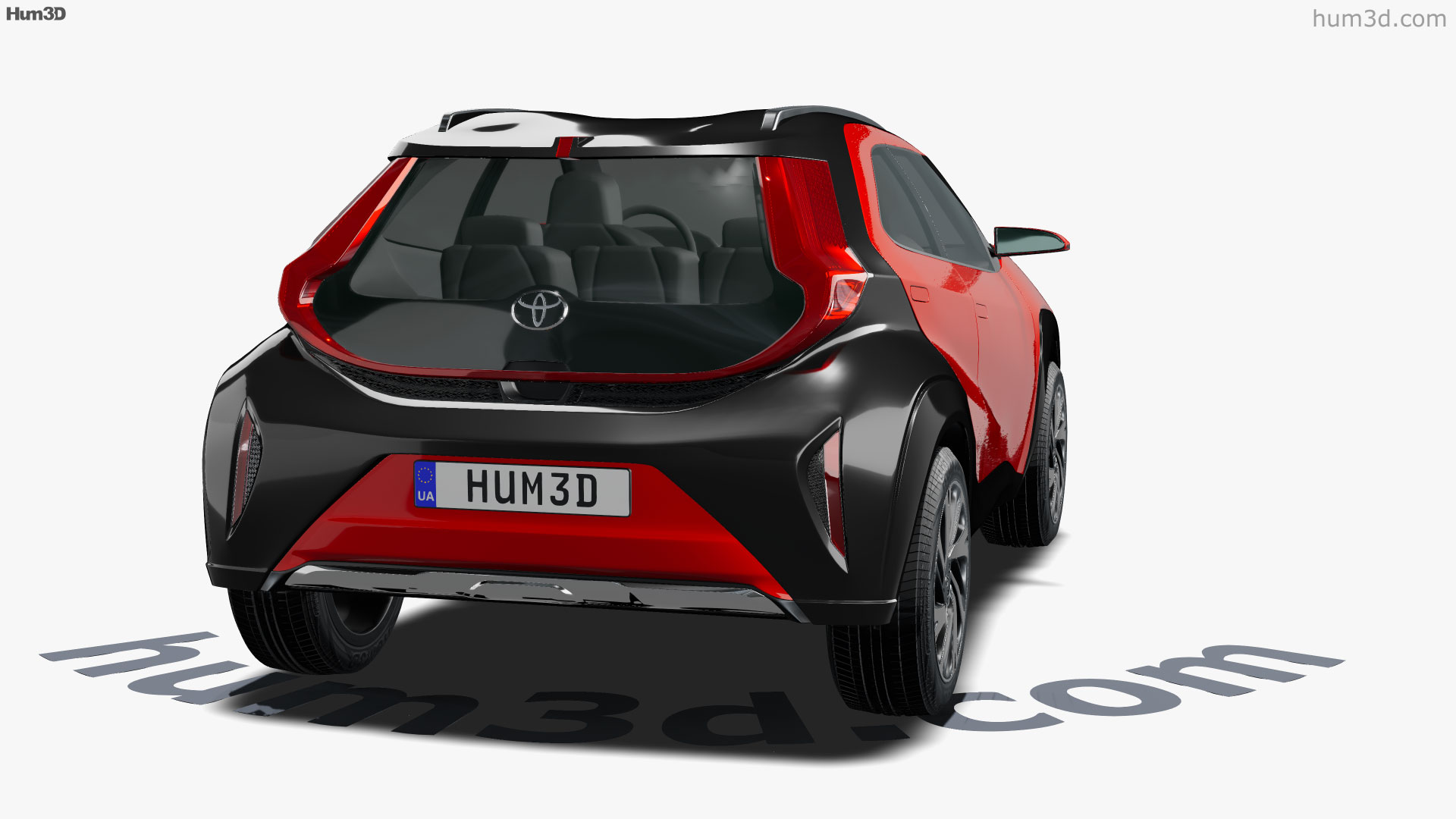360 view of Toyota Aygo X Prologue 2024 3D model - 3DModels store