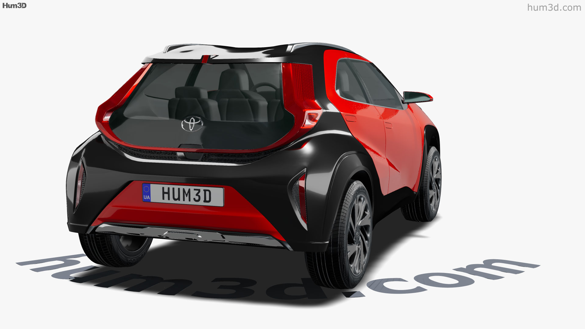 360 view of Toyota Aygo X Prologue 2024 3D model - 3DModels store