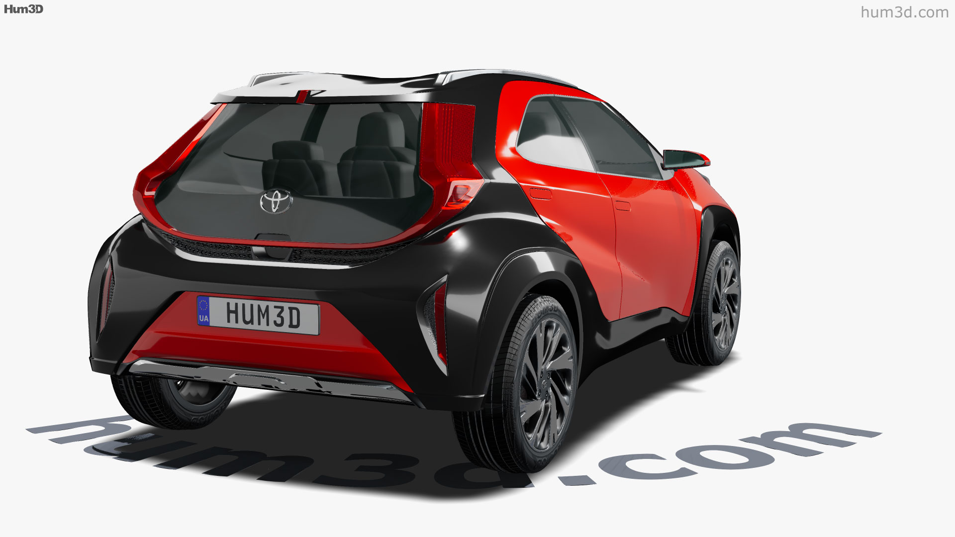 360 view of Toyota Aygo X Prologue 2024 3D model - 3DModels store