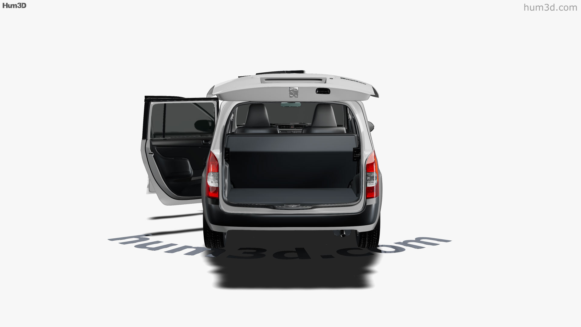 360 view of Toyota Probox DX van with HQ interior 2020 3D model ...