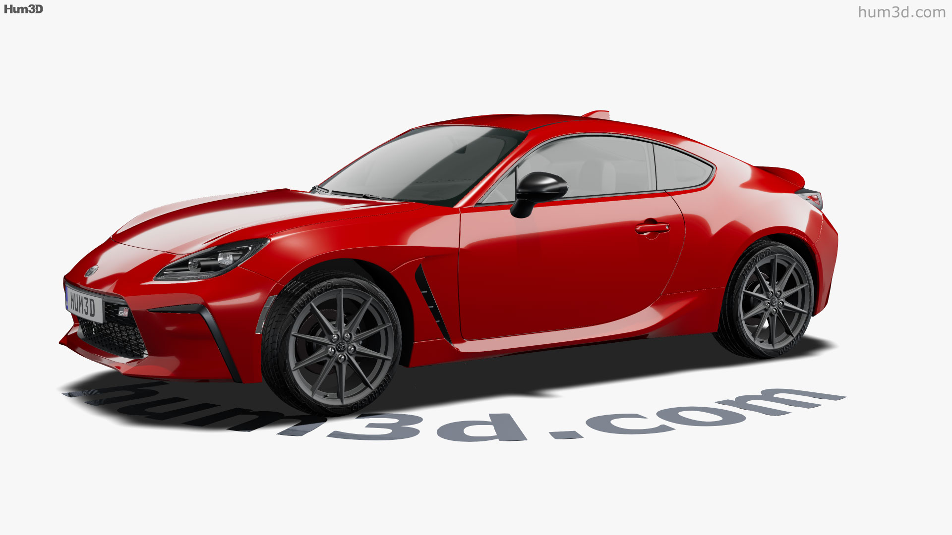 360 view of Toyota GR 86 2024 3D model - 3DModels store