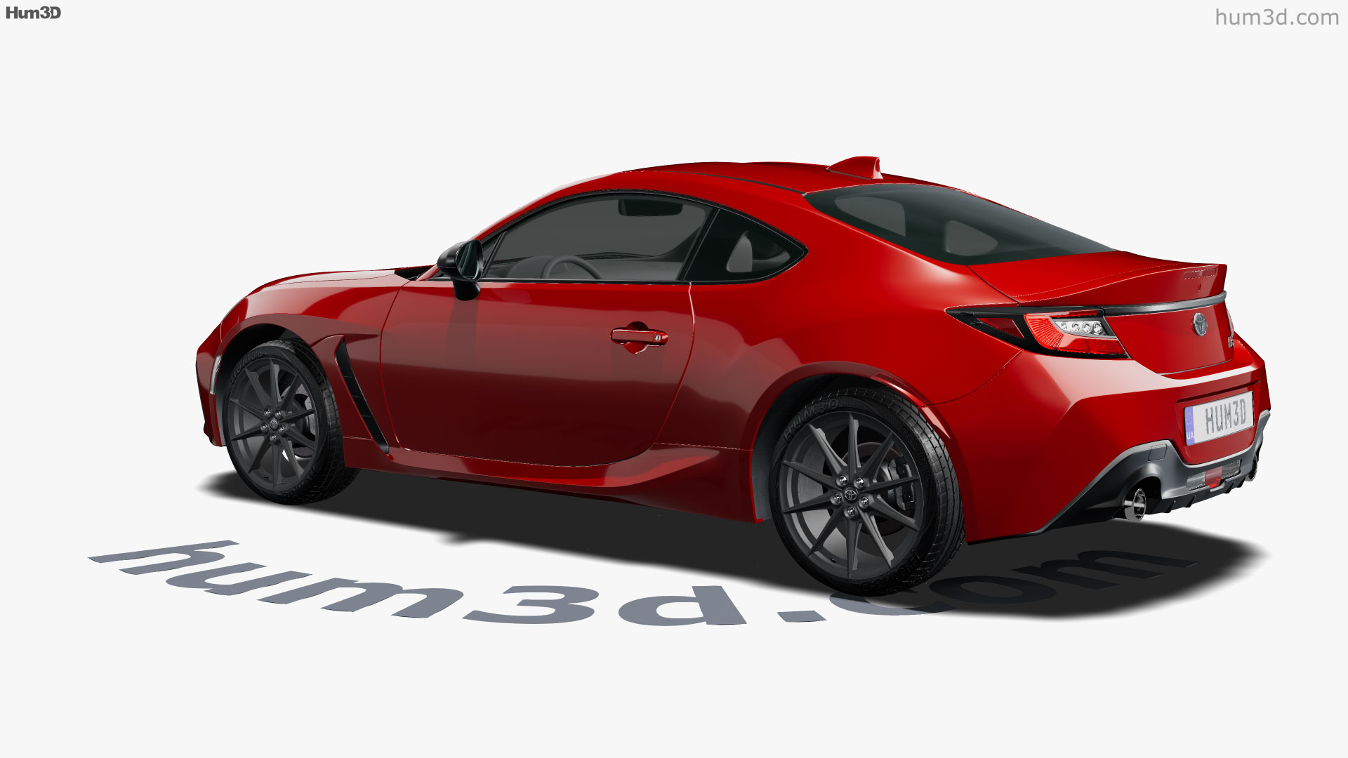 360 view of Toyota GR 86 2024 3D model - 3DModels store