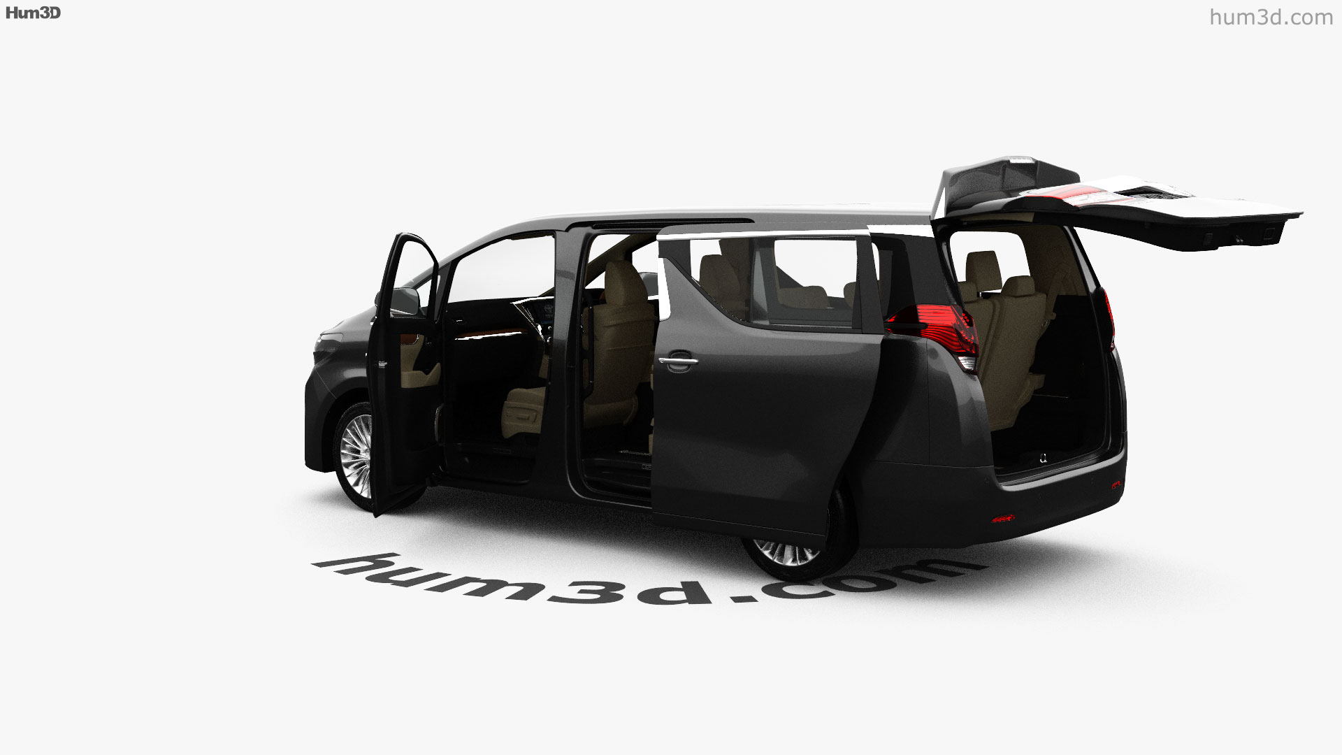 360 view of Toyota Alphard Hybrid Executive Lounge with HQ interior ...
