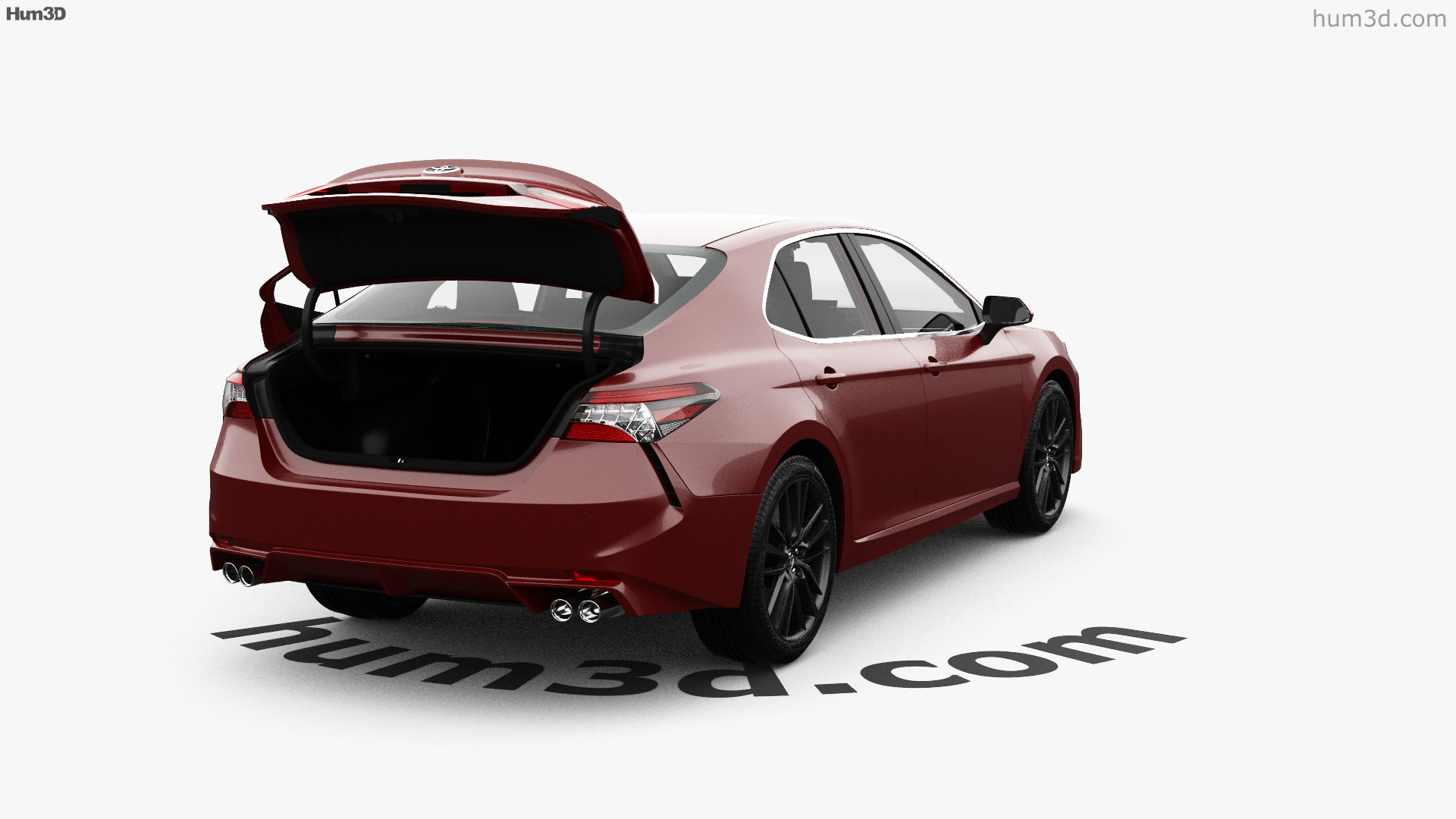 360 view of Toyota Camry XSE with HQ interior 2024 3D model - 3DModels ...