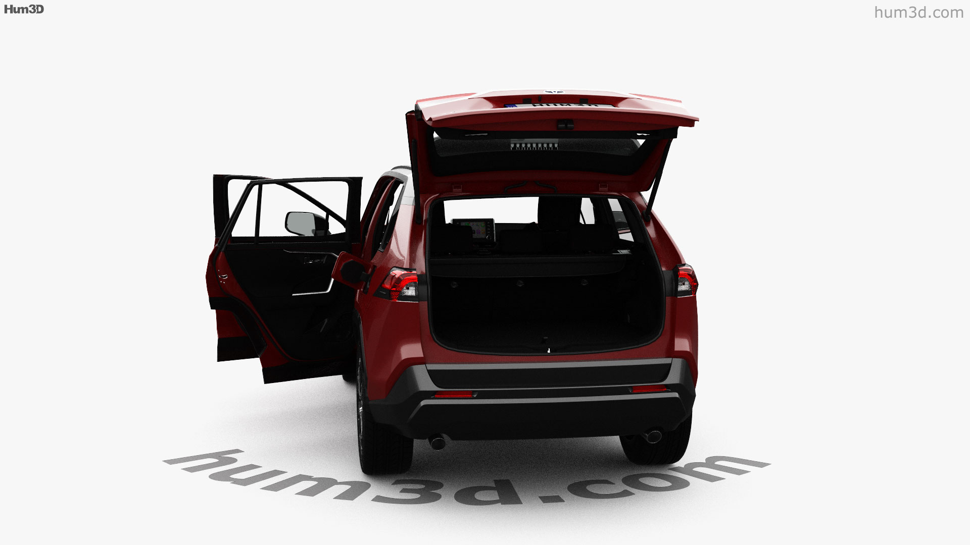 360 view of Toyota RAV4 Prime XSE with HQ interior 2023 3D model ...