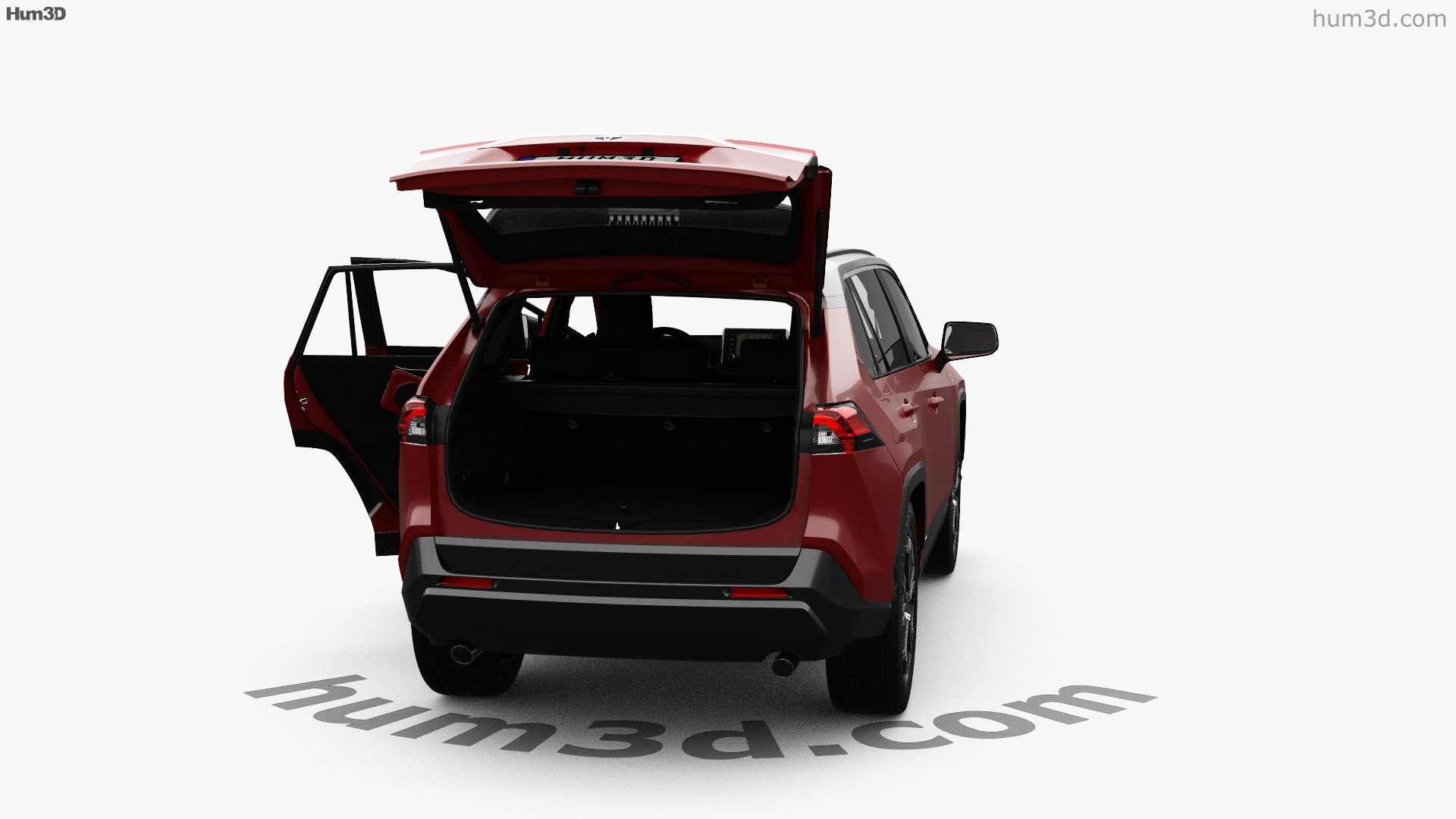 360 view of Toyota RAV4 Prime XSE with HQ interior 2023 3D model ...