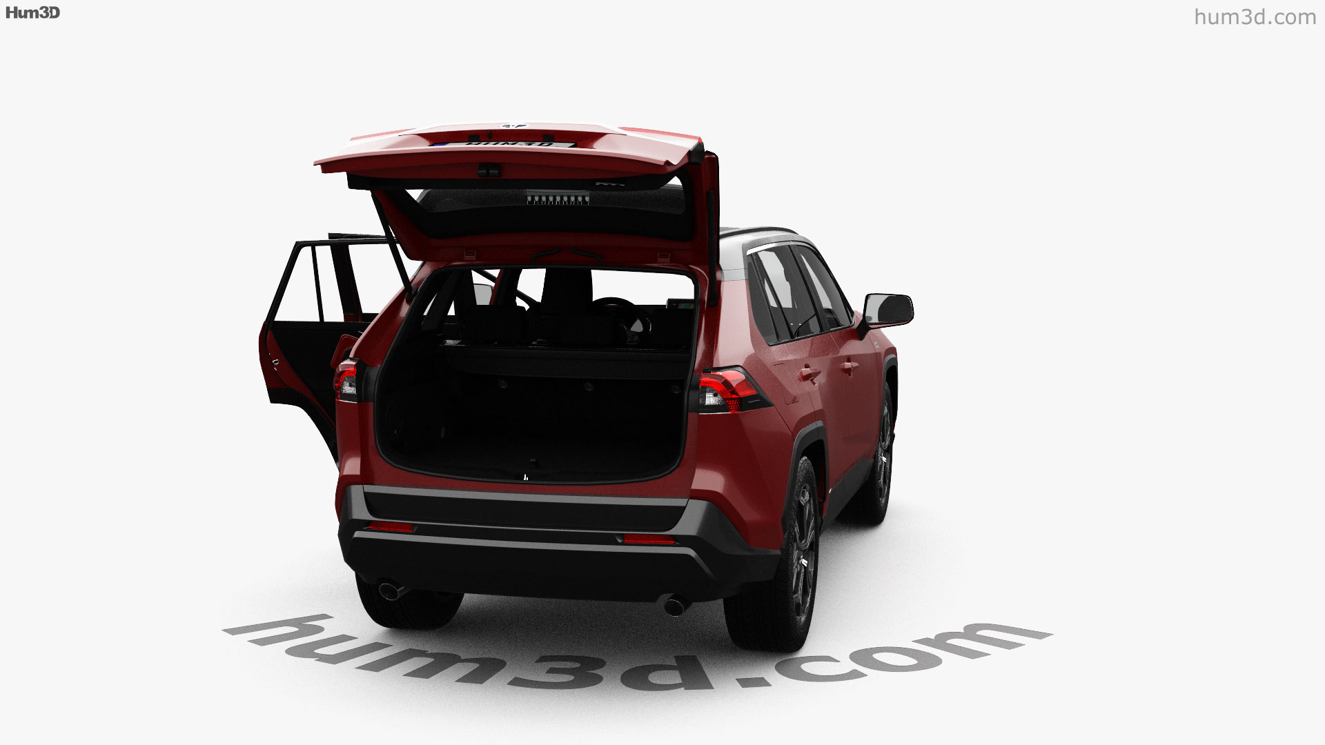 360 view of Toyota RAV4 Prime XSE with HQ interior 2023 3D model ...