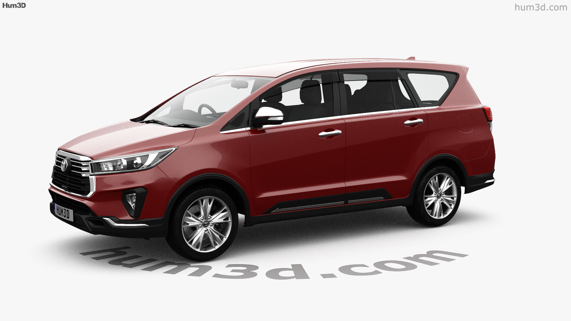 360 view of Toyota Innova X Malaysia 2024 3D model - 3DModels store