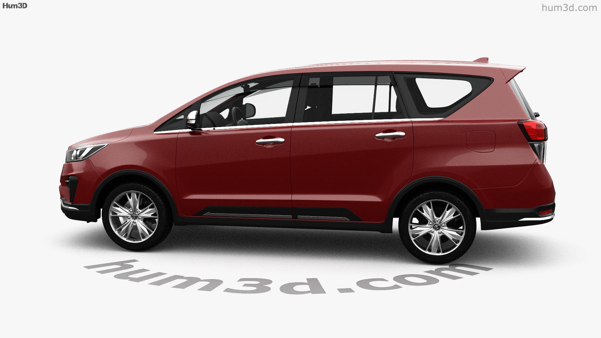 360 view of Toyota Innova X Malaysia 2024 3D model - 3DModels store