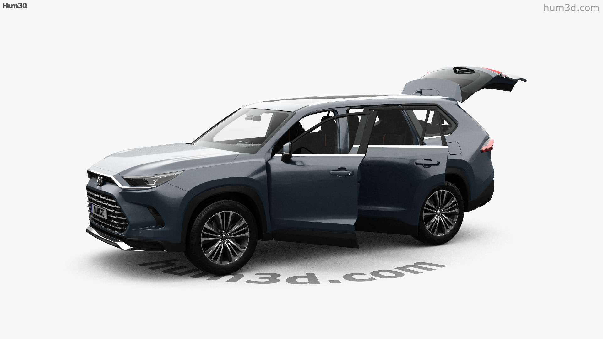 360 view of Toyota Grand Highlander Platinum US-spec with HQ interior ...