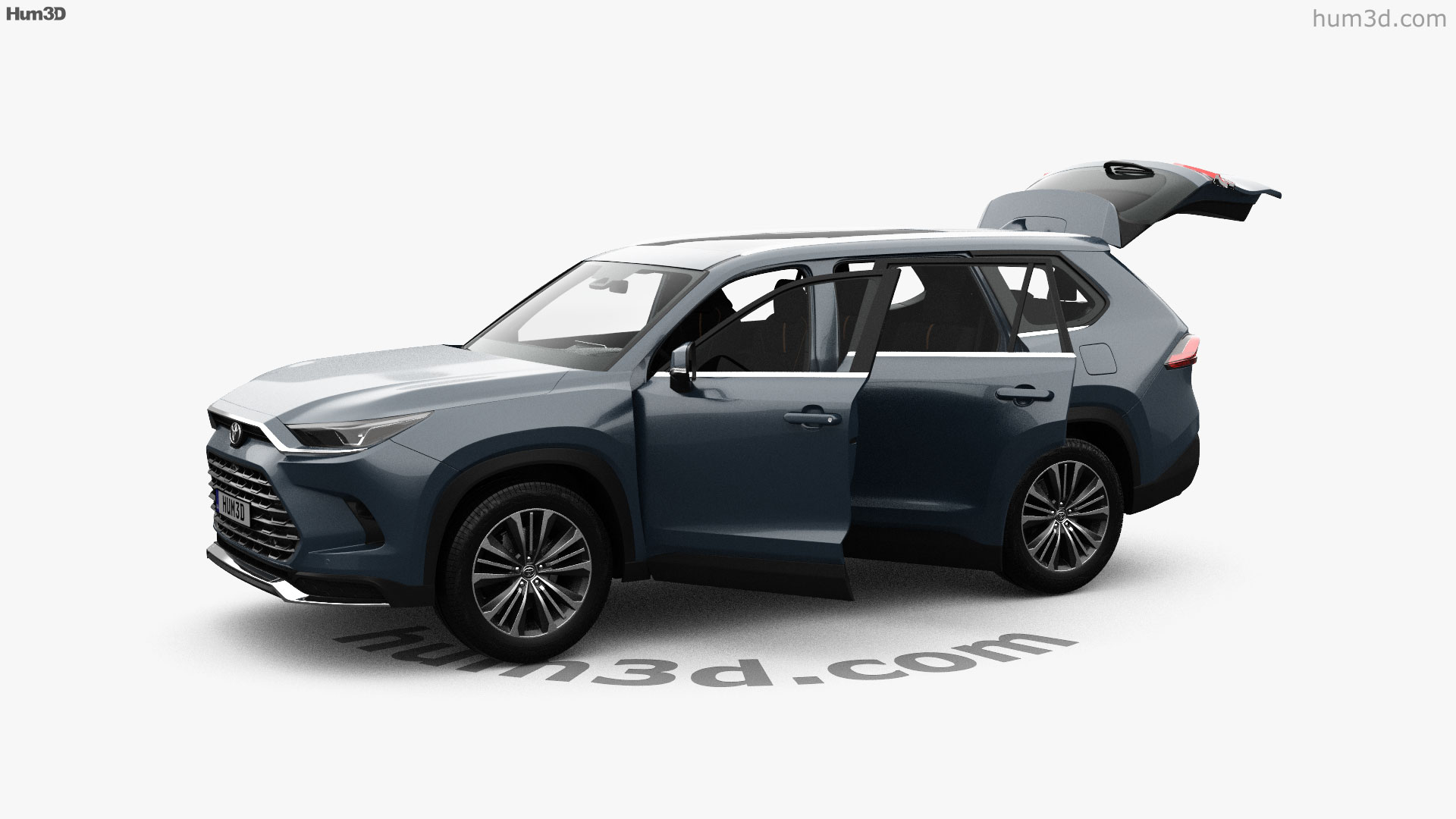 360 view of Toyota Grand Highlander Platinum US-spec with HQ interior ...