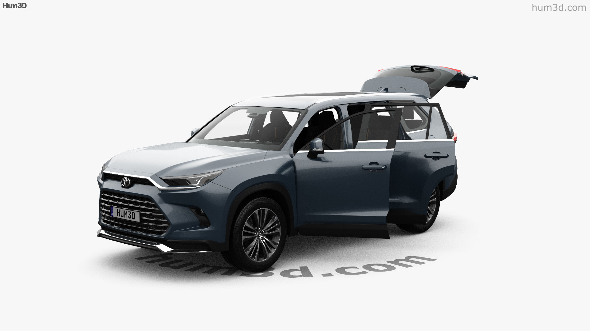 360 view of Toyota Grand Highlander Platinum US-spec with HQ interior ...