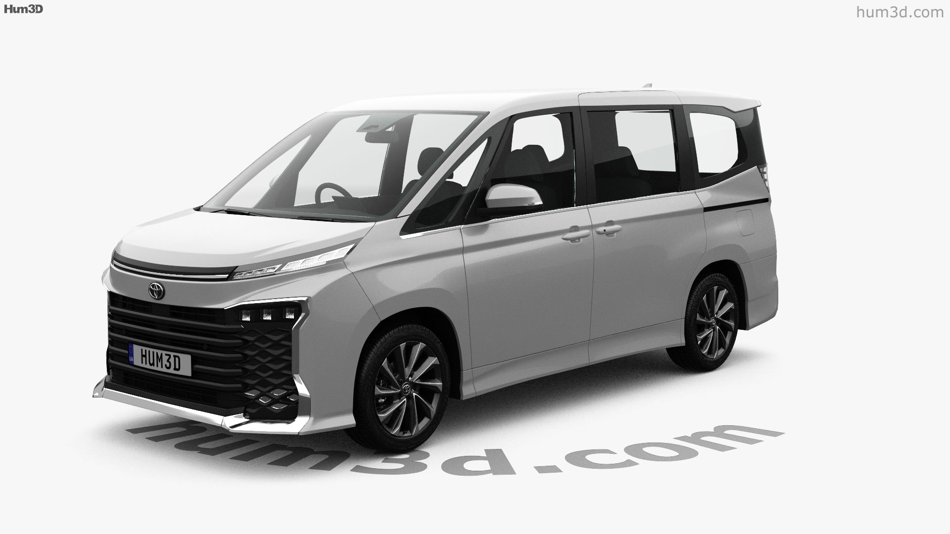 360 view of Toyota Voxy S-Z 2024 3D model - 3DModels store