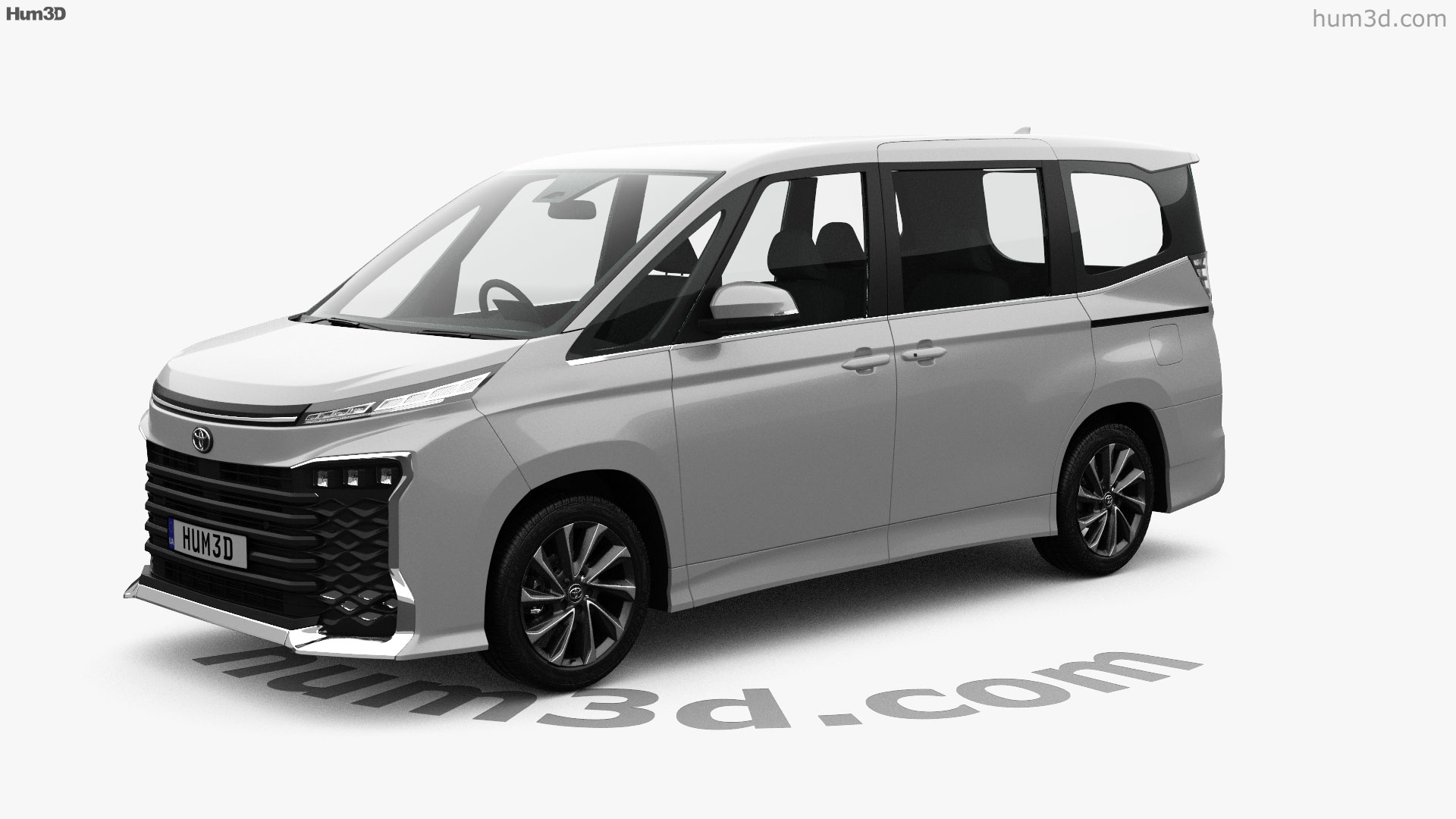 360 view of Toyota Voxy S-Z 2024 3D model - 3DModels store
