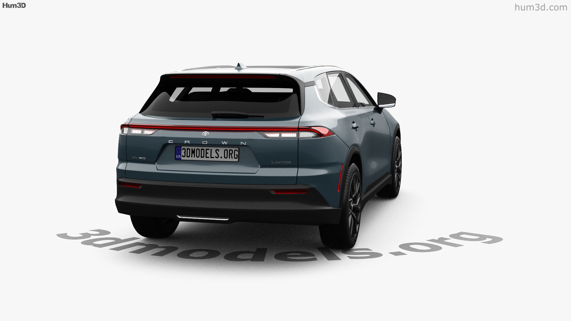 360 view of Toyota Crown Signia Limited US-spec 2024 3D model ...