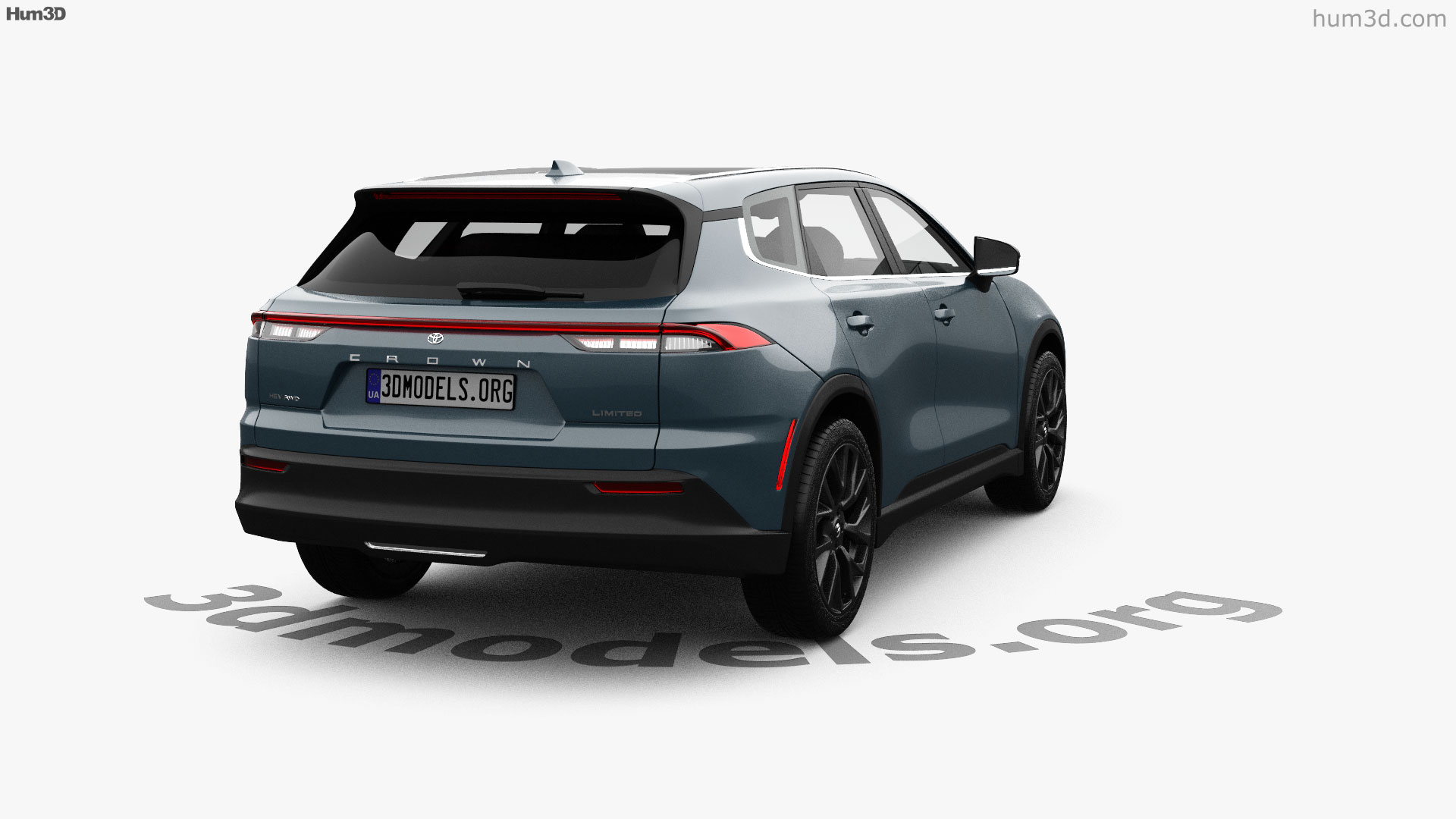 360 view of Toyota Crown Signia Limited US-spec 2024 3D model ...