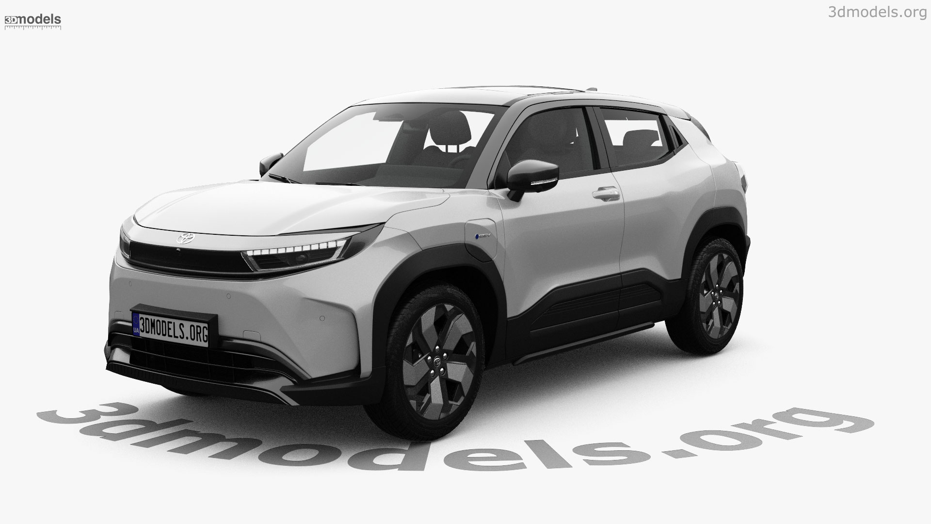 360 view of Toyota Urban Cruiser 2025 3D model - 3DModels store