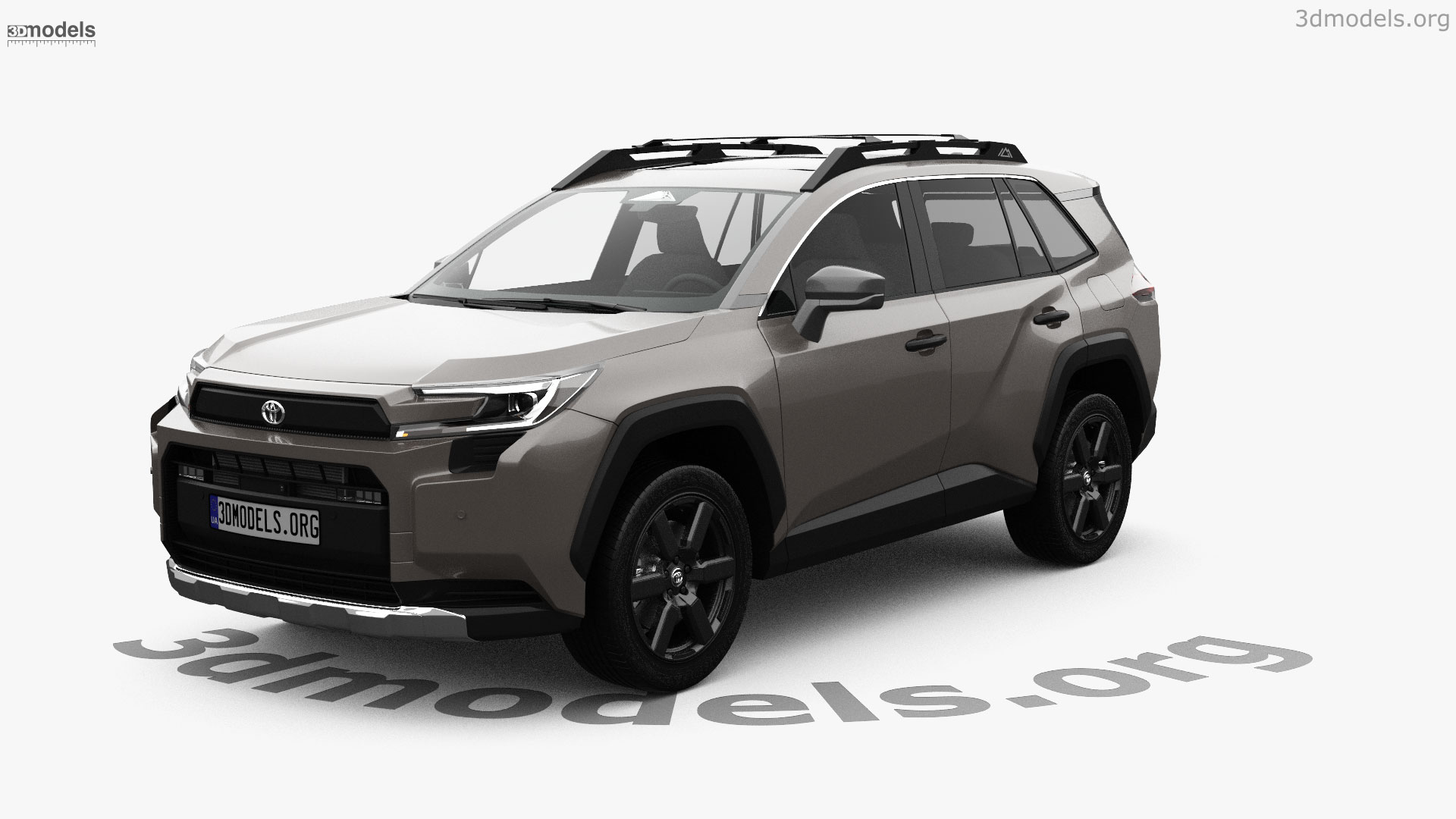 360 view of Toyota RAV4 HEV Woodland US-spec 2025 3D model - 3DModels store
