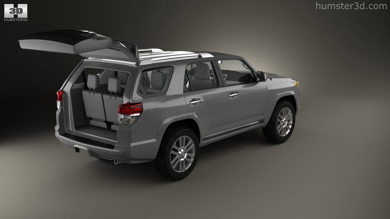 360 view of Toyota 4Runner with HQ interior 2013 3D model - 3DModels store