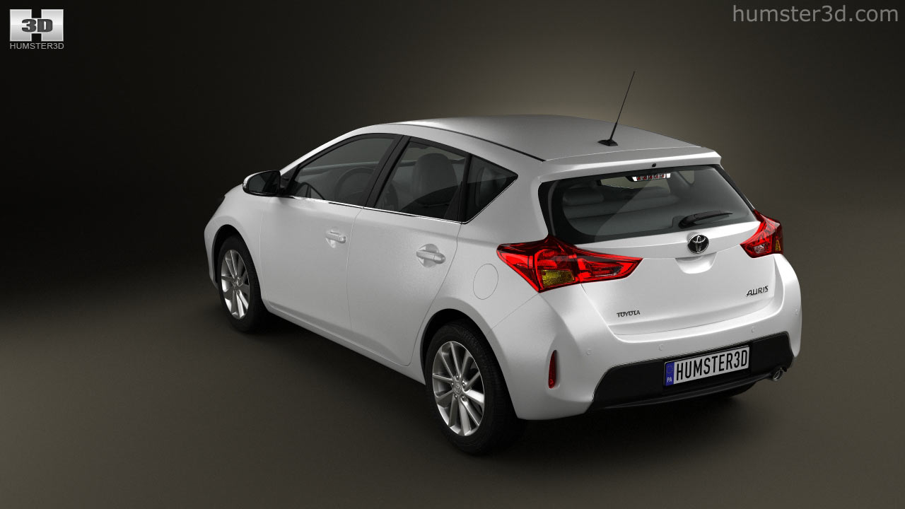360 view of Toyota Auris hatchback 2016 3D model - 3DModels store