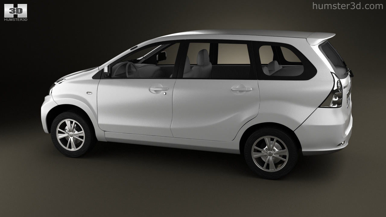 360 view of Toyota Avanza 2014 3D model - 3DModels store