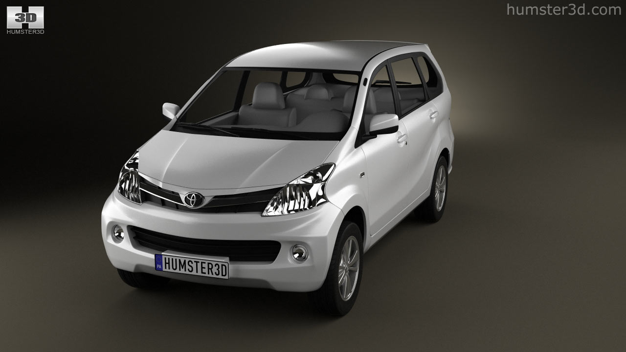 360 view of Toyota Avanza 2014 3D model - 3DModels store