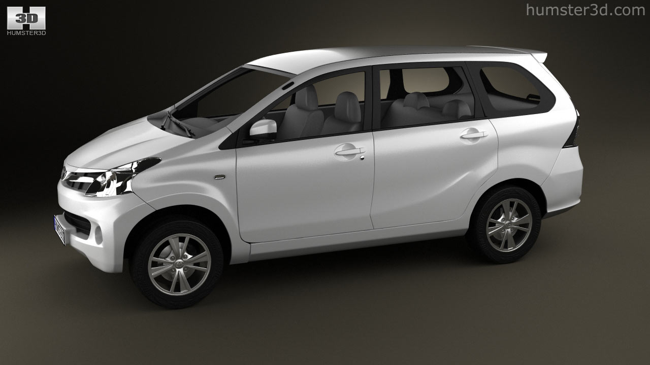 360 view of Toyota Avanza 2014 3D model - 3DModels store