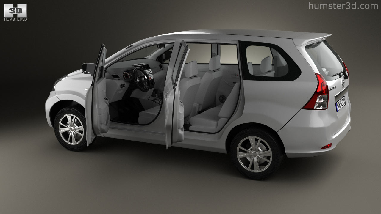 360 view of Toyota Avanza with HQ interior 2014 3D model - 3DModels store