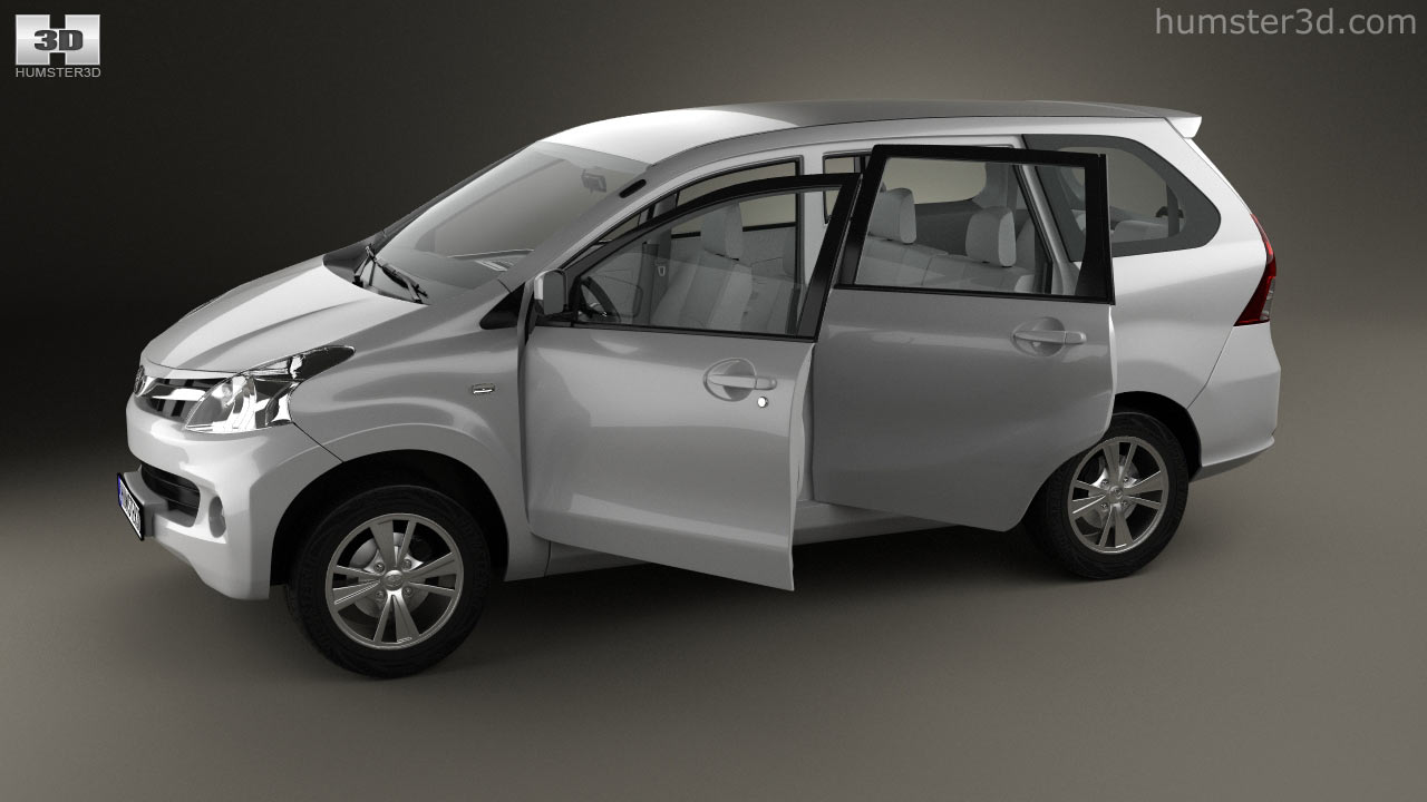 360 view of Toyota Avanza with HQ interior 2014 3D model - 3DModels store