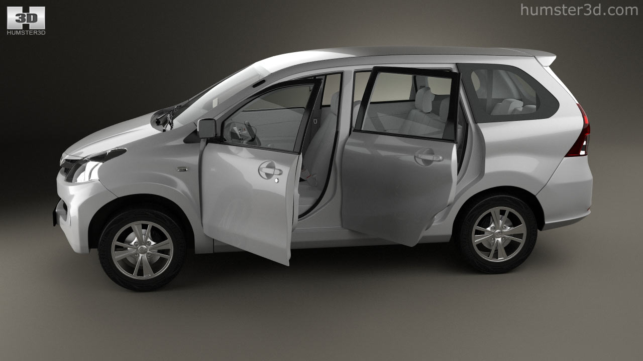 360 view of Toyota Avanza with HQ interior 2014 3D model - 3DModels store