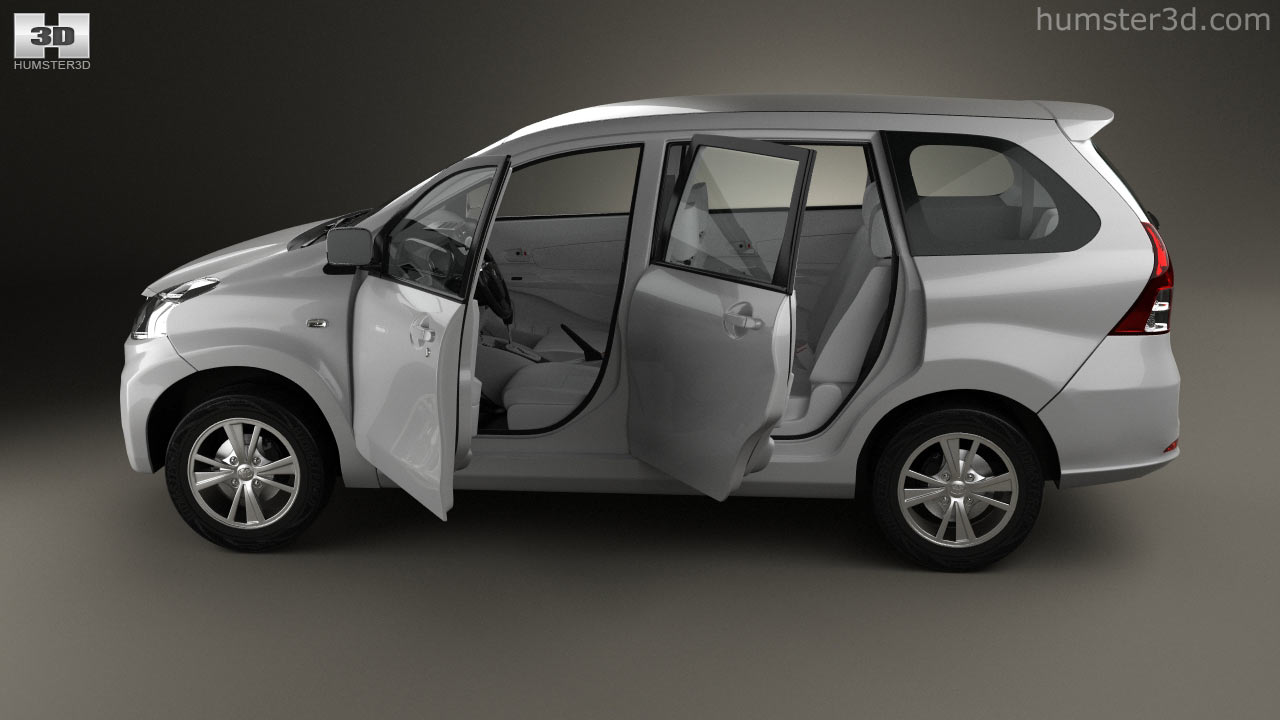 360 view of Toyota Avanza with HQ interior 2014 3D model - 3DModels store