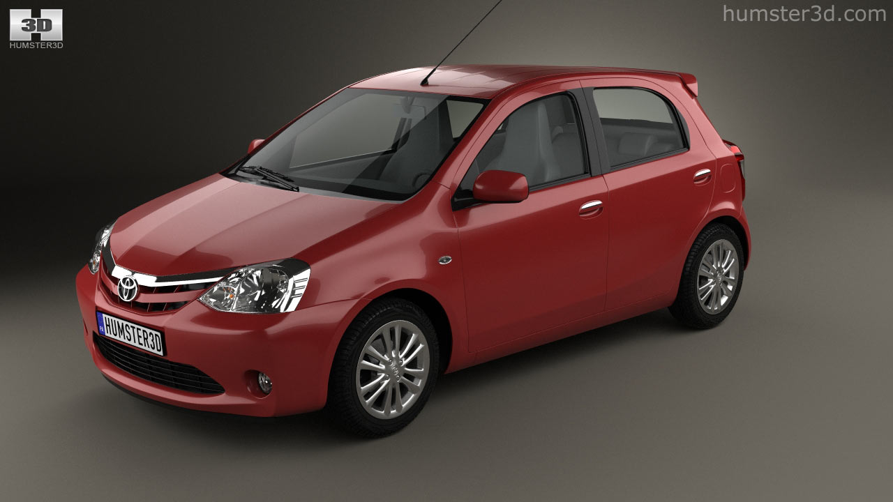 360 view of Toyota Etios Liva 2016 3D model - 3DModels store