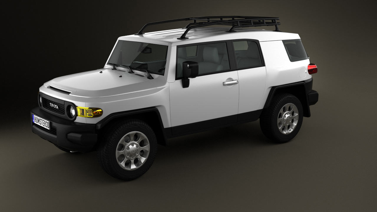 360 view of Toyota FJ Cruiser 2012 3D model - 3DModels store