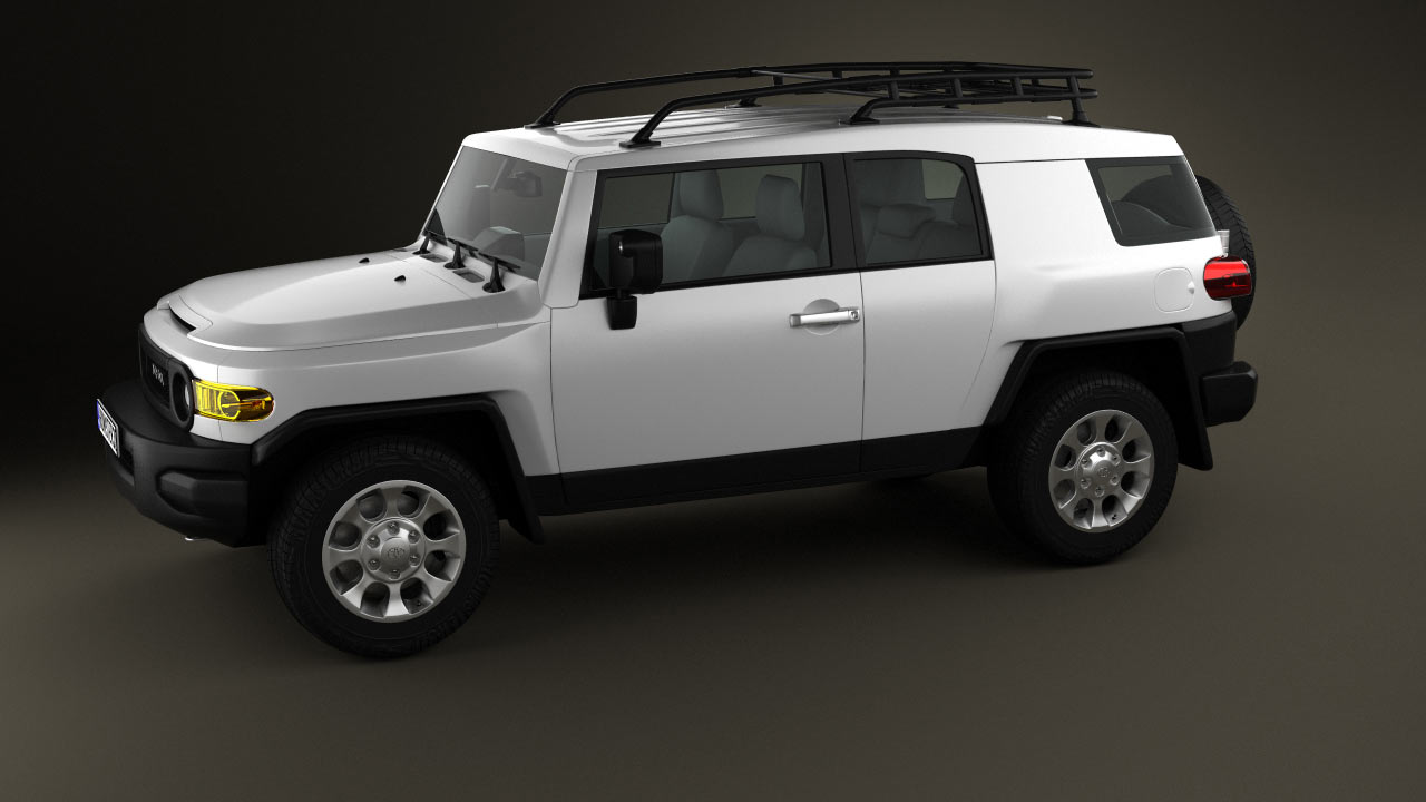 360 view of Toyota FJ Cruiser 2012 3D model - 3DModels store